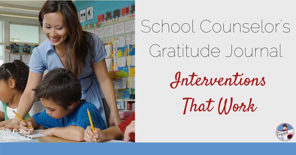 School Counselor’s Gratitude Journal