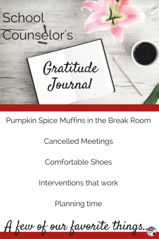 School Counselor’s Gratitude Journal