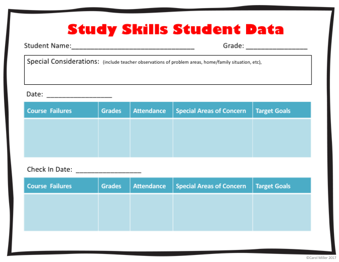 Teaching Study Skills as Part of Your Counseling Curriculum