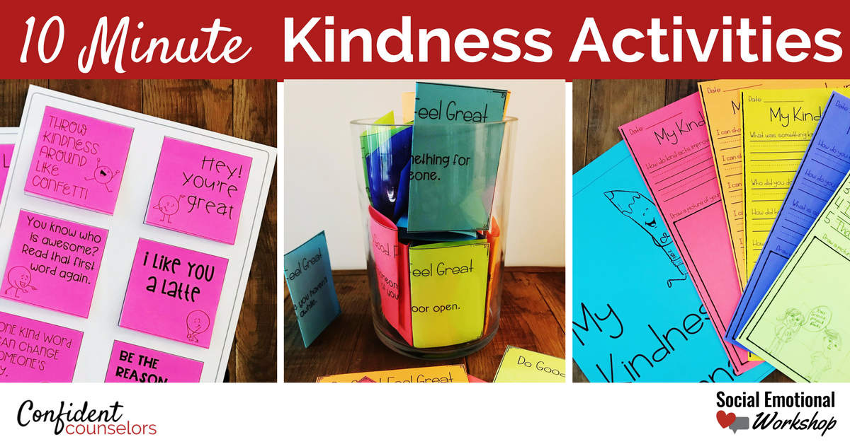 Kindness Activities for School Counselors - Confident Counselors