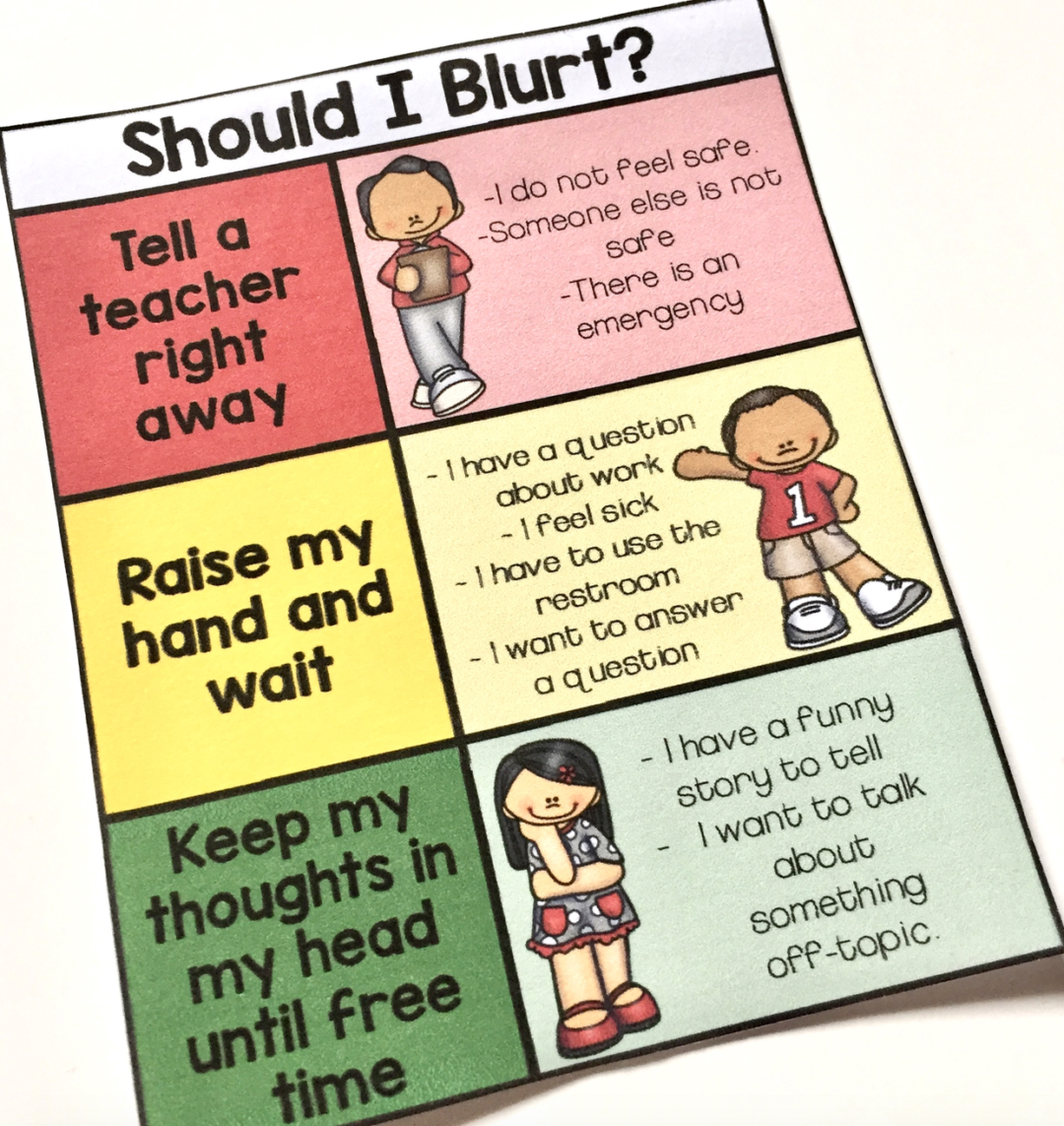 Self Control Strategies for the Classroom