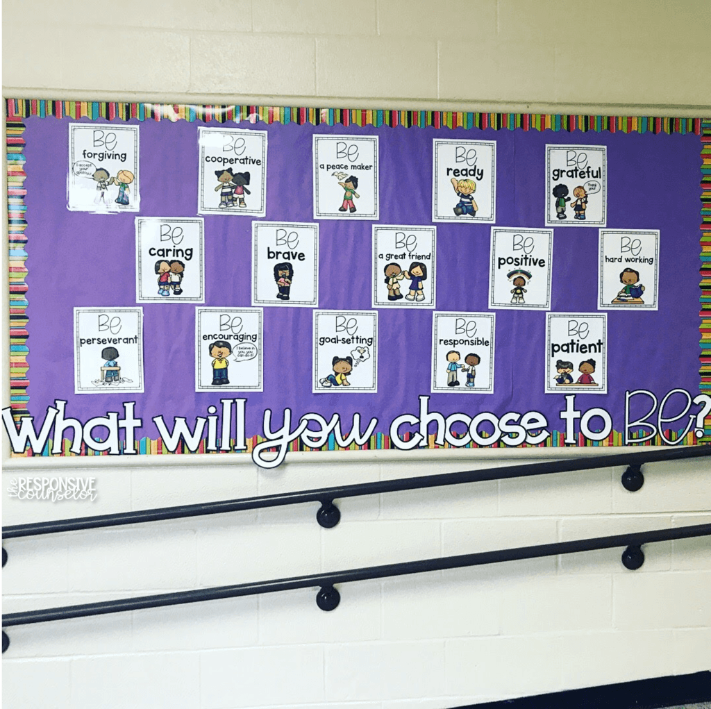 Creative School Counseling Bulletin Boards