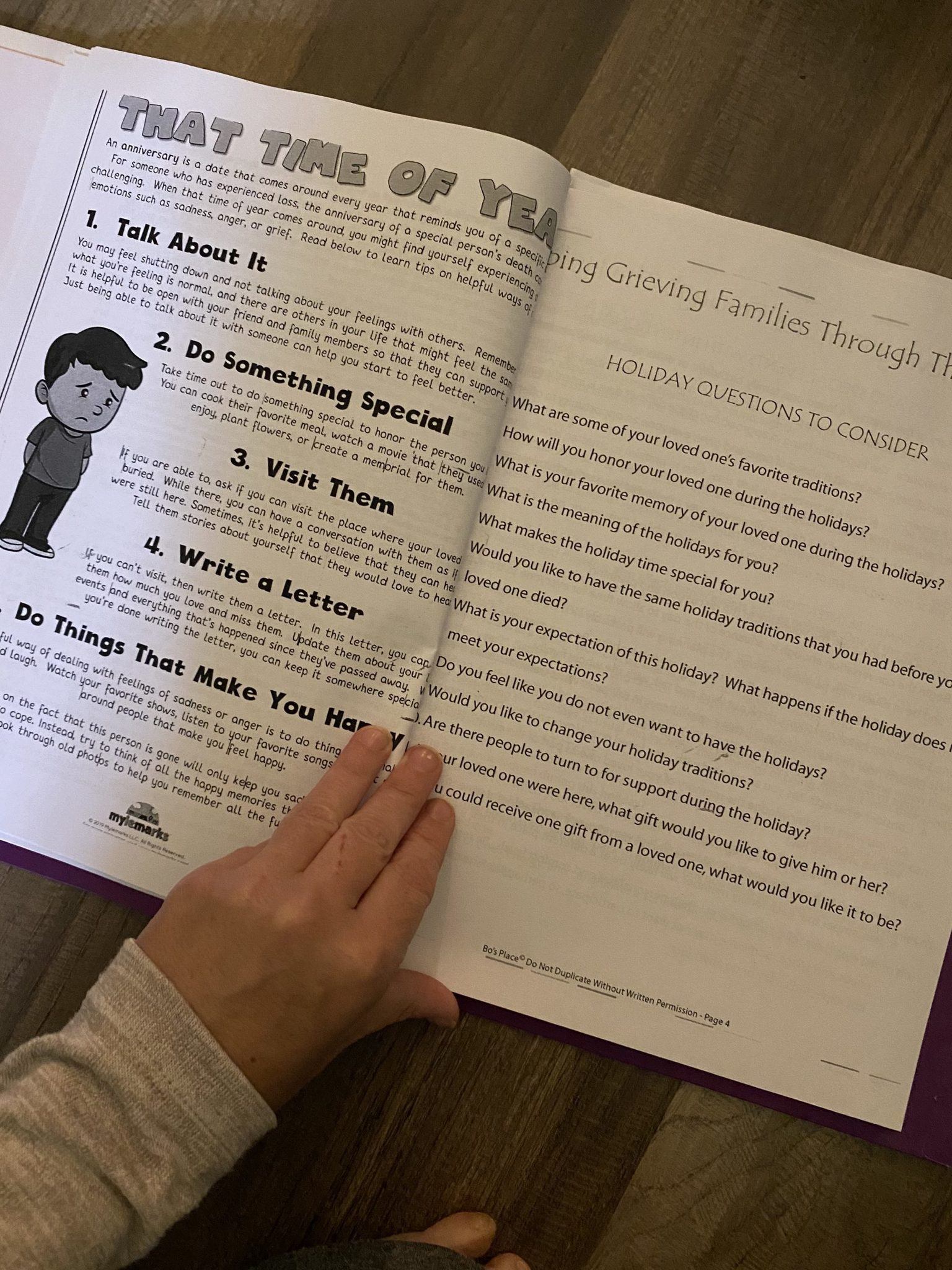 Supporting Grieving Students with Take Home Grief Bags
